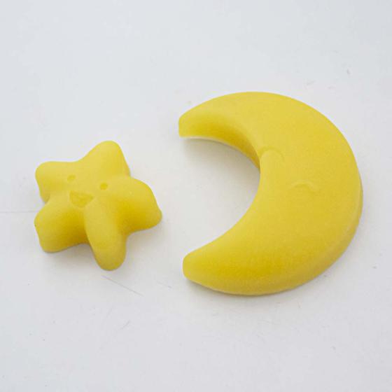 Molde Silicone Lua e Estrela - IB - Molde e Marcador para Biscuit - Magazine Luiza