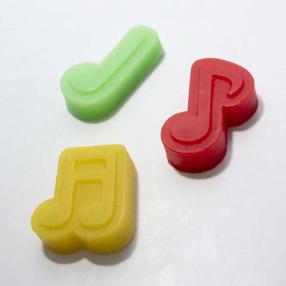 Molde Silicone Notas Musicais - IB - Molde e Marcador para Biscuit ...