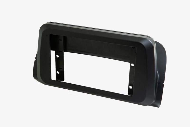 Moldura 2 Din Fiat Argo, Cronos p/ Aparelho Pioneer 7" Polegadas - Preta - Fiamon - Moldura do ...