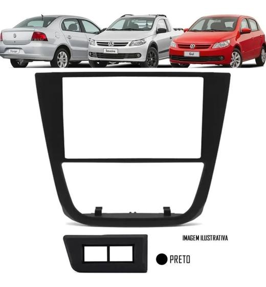 Moldura 2 Din Gol G5 Voyage G5 Saveiro G5 2009 2010 2011 2012 2013 Mp5 Dvd Multimidia - Expex ...