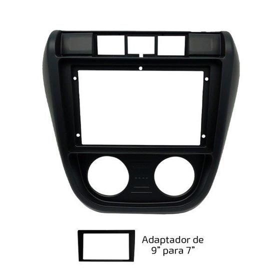 Moldura 9 e 7 Polegadas SpaceFox - Preto Fosco - 5864 - Fiamon ...