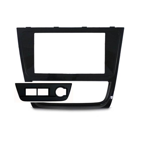 Moldura Painel 2DIN Multimidia Mp5 VW G5 Gol Voyage Saveiro - Black Piano - FIAMON - Moldura de ...