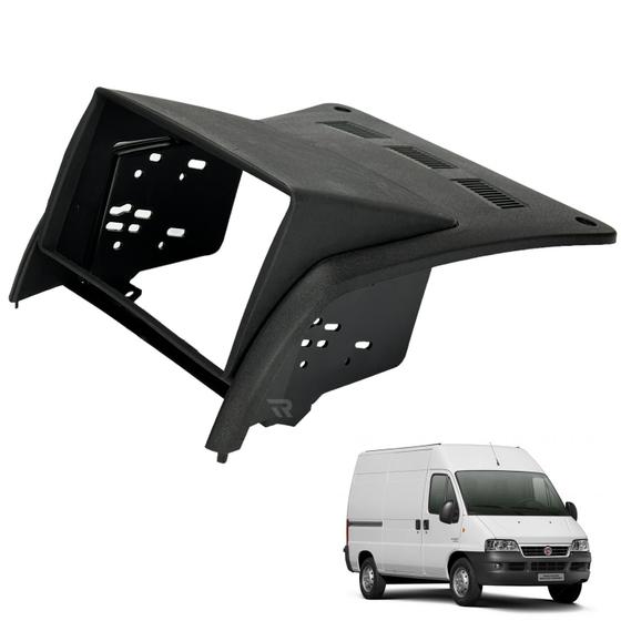 Moldura Painel DVD 2 Din MP5 Central Multimidia Fiat Ducato Peugeot Boxer Citroen Jumper - Expex ...