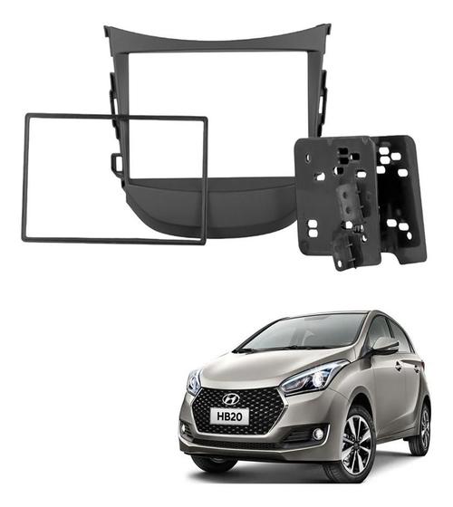 Moldura Painel Hyundai Hb20 Hb20s 2 Din 2012 2013 2014 Preta - EXPEX ...