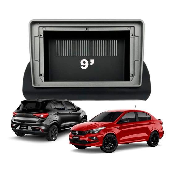 Moldura Painel Multimidia 9 Polegadas Fiat Argo Cronos - FIAMON - Moldura do Painel - Magazine Luiza