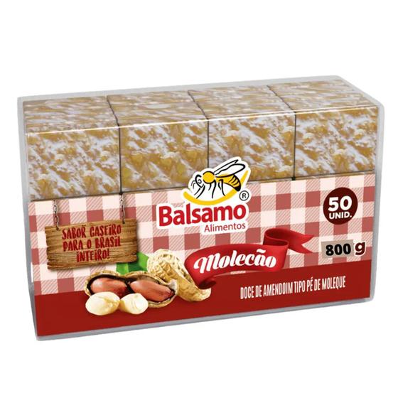 Molecão Doce de amendoim C/50 Uni Festa Junina Balsamo 800g - Pé de ...