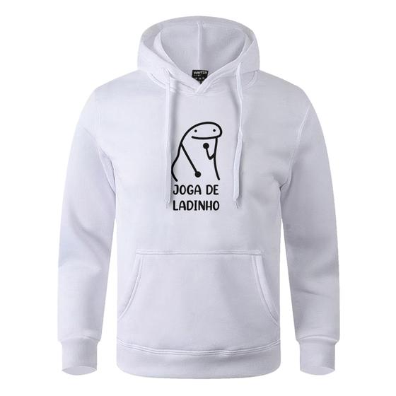 Moletom Flork Blusa de Frio Masculino e Feminino Com capuz e Bolso ...