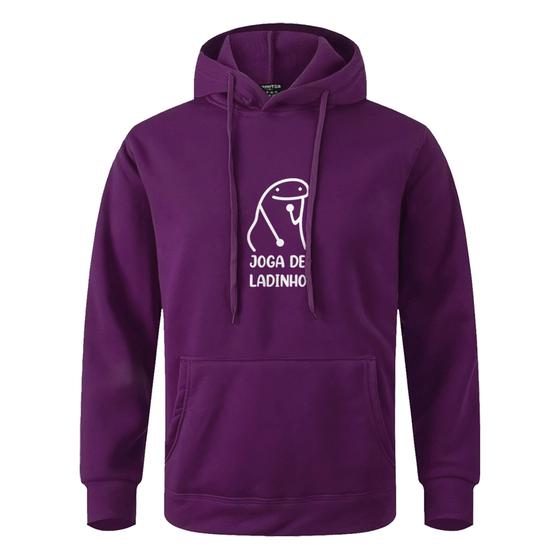 Moletom Flork Blusa de Frio Masculino e Feminino Com capuz e Bolso ...