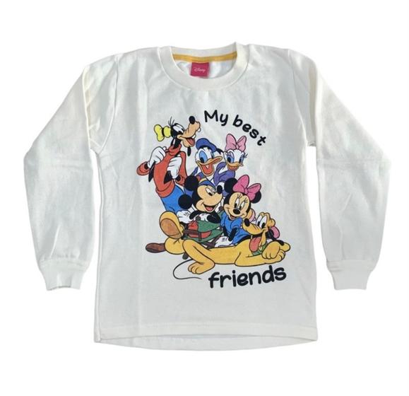 Moletom infantil flanelado com punho personagens Disney - Disney ...