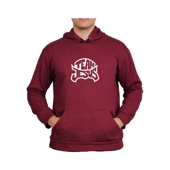 Moletom Team Jesus Blusa Canguru Masculino Feminino Varias Cores Frases Golpel Cristã - COUB ...