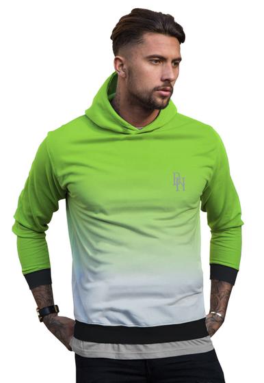 Moletom Verde Limão e Branco Masculino Inverno 19 - Di Nuevo - Moletom ...