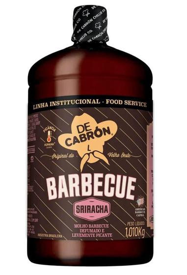 Molho Barbecue De Cabrón Picante Pimenta Sriracha 1,010Kg - De Cabron ...