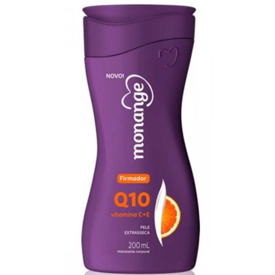 Monange Leite Hidratante Corporal Q10 Vit C 200ml - Hidratante Corporal ...