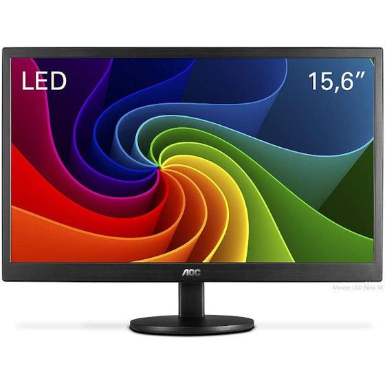 Monitor 15.6" Led Wide E1670SWU AOC - Monitor para PC - Magazine Luiza