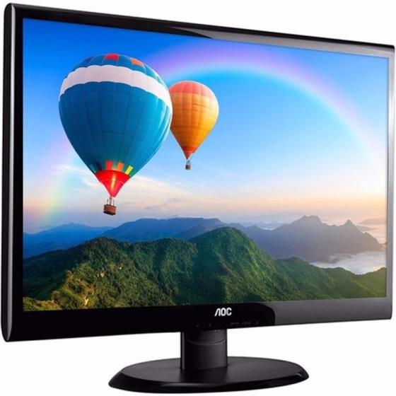 Monitor 18,5 aoc lcd led e970swhnl widescreen vga hdmi - Monitor para ...