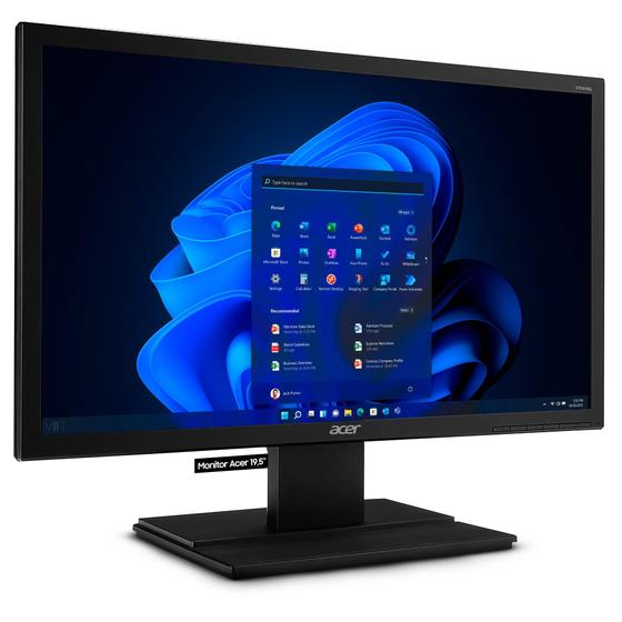 Monitor 19,5 Polegadas HD+ LED Hdmi e Vga Acer V6 75hz Bivolt ...
