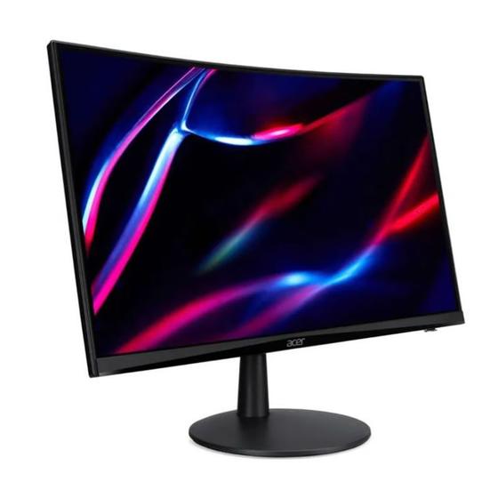 Monitor 23.6 led ed240q bi vga/hdmi 1920x1080 curvo gamer 75hz acer box ...
