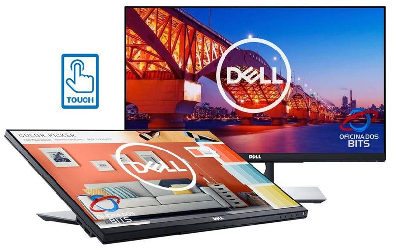 Monitor 23.8 Dell P2418HT Touch Screen - Full HD - 6ms - Inclinação até ...