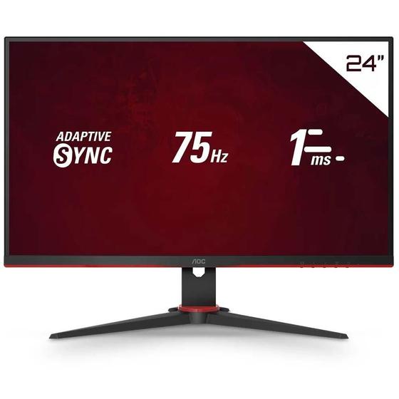 Monitor 23,8'' Gamer AOC Widescreen Viper 165Hz 1Ms Vga Hdmi Display ...