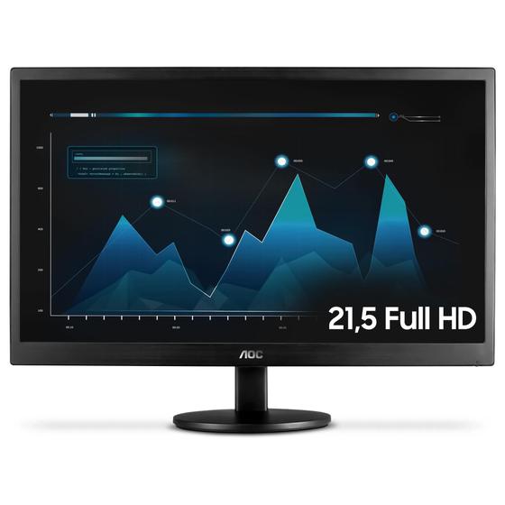Monitor AOC - 21,5" Polegadas E2270SWHEN - 60Hz 5ms Full HD - HDMI ...