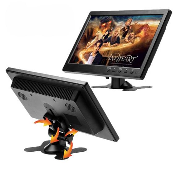 Monitor Automotivo Color Lcd Hdmi/vga/av/usb/sd 10 Polegadas - Yieqin ...