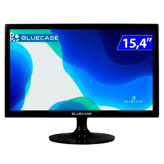 Monitor Bluecase LED 15,4 Polegadas HDMI VGA Painel TN BM154K2HVW ...