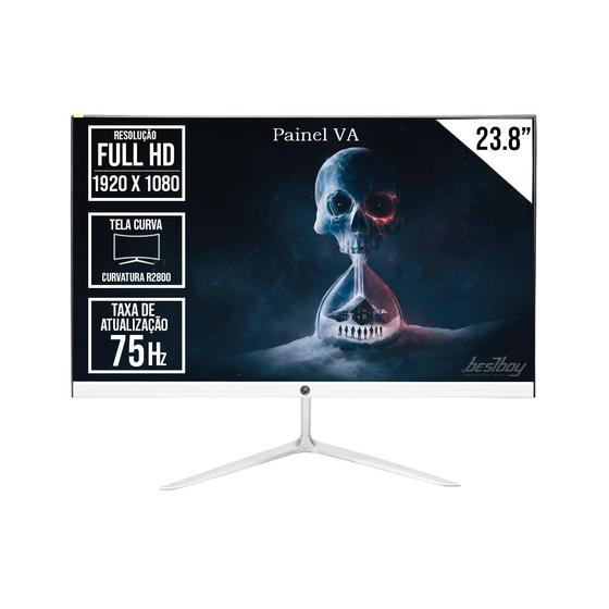 Monitor Brazilpc 23.8 Polegadas Led Widescreen 75hz Curvo M24wkn Fhd ...