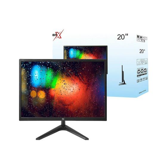 Monitor BRX 20" Polegadas Slim LED HDMI VGA MBRX201BK - Monitor para PC ...