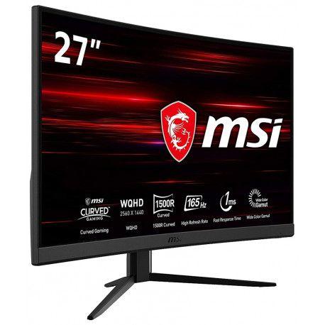 Monitor Curved Gaming MSI 27.0"""" Optix G27CQ4 WQHD 1ms/165Hz HDMI/DP ...