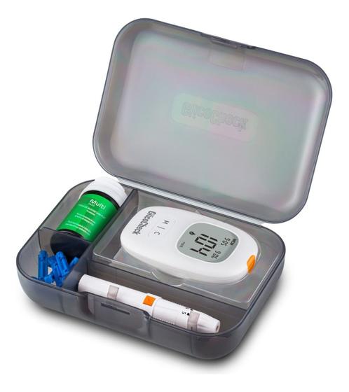 Monitor De Glicemia Glicocheck Aparelho Medidor de Glicose MultiSaude ...