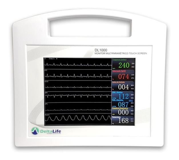 Monitor DL 1000 Touch Screen Multiparamétrico 9 Parâmetros - DELTALIFE ...