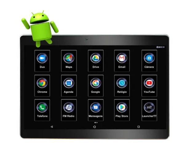 Monitor Encosto Acoplar 10 Android Full Touch Usb H-tech (HT-ET101A) - Monitor para Computador ...