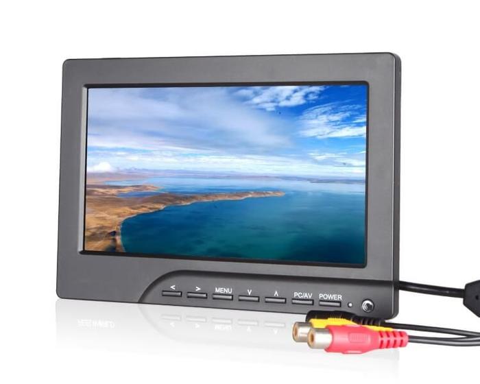 Monitor FPV Led 7" para Fotografia com Entrada RCA e AV - WorldView ...