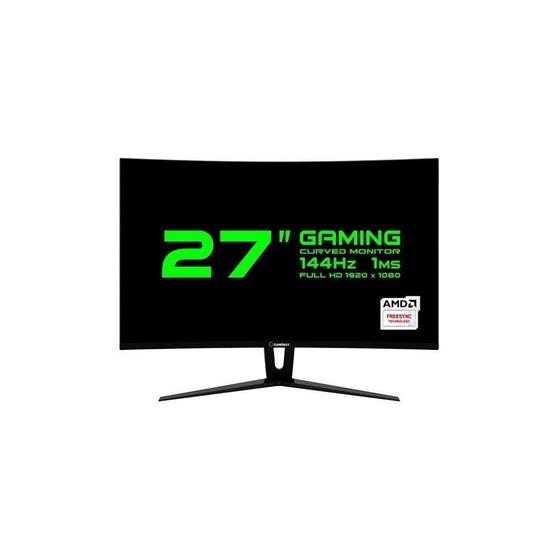 Monitor Gamemax Gamer 27 Curvo Full Hd 144hz Freesynk Preto - Monitor ...