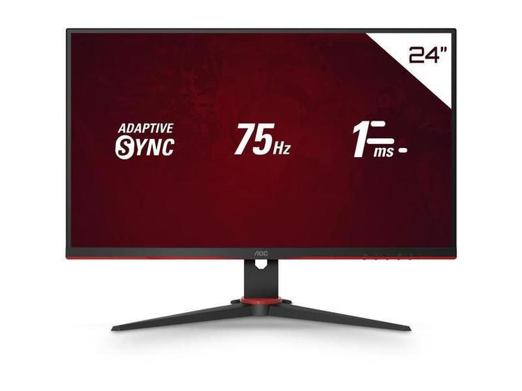 Monitor gamer 24 aoc sniper fhd, ips, hdmi, vga 75hz 1ms 24g2he5 ...