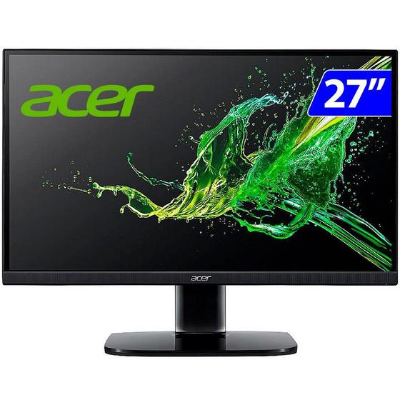 Monitor Gamer Acer ZeroFrame LED VA 27 Full HD HDMI VGA KA272 A ...