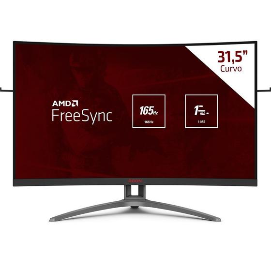 Monitor Gamer AOC Agon 31.5' LED, Curvo, 165 Hz, Full HD, 1ms, FreeSync ...