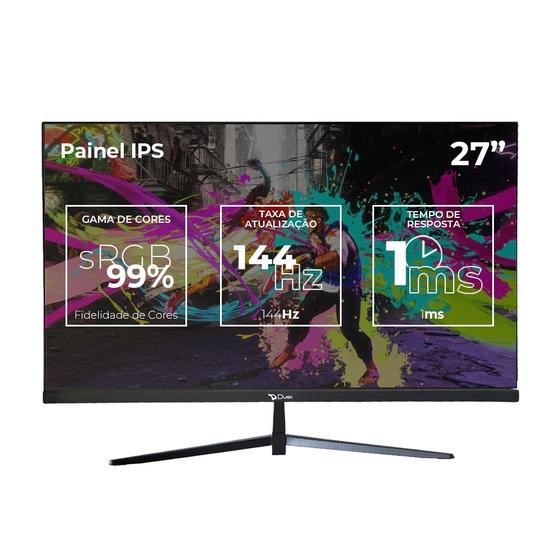 Monitor Gamer Duex DX270ZHQ, 27 Pol IPS, FHD, 1ms, 144Hz, FreeSync ...
