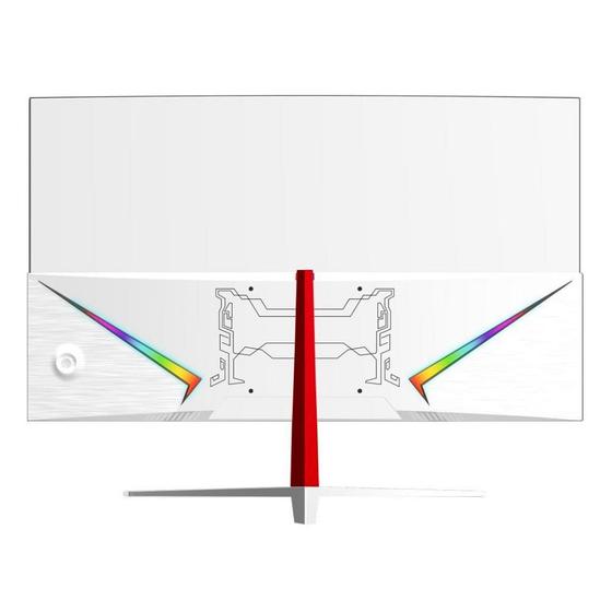 Monitor Gamer HQ 24GHQ-White 24" Curve Full HD 165Hz 1ms RGB HDMI DP ...