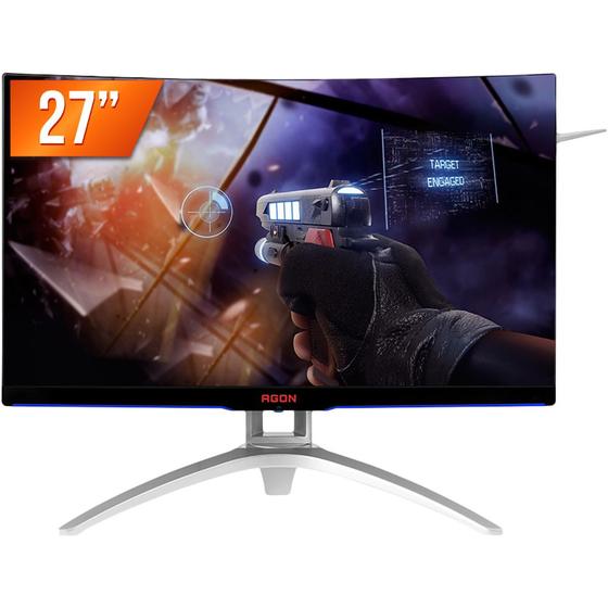 Monitor Gamer LED 27'' AOC 144Hz 4ms Tela Curva Agon AG272FCX - Monitor ...