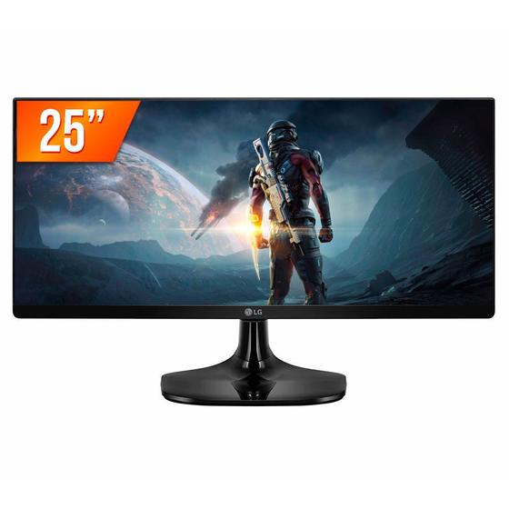 Monitor Gamer LED IPS 25" LG Full HD Ultrawide 25UM58G 75Hz 1ms HDMI ...