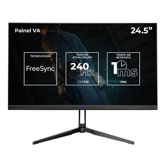 Monitor Gamer Mancer Horizon Z240H, 24.5 Pol, VA, FHD, 240Hz, 1ms, HDMI ...