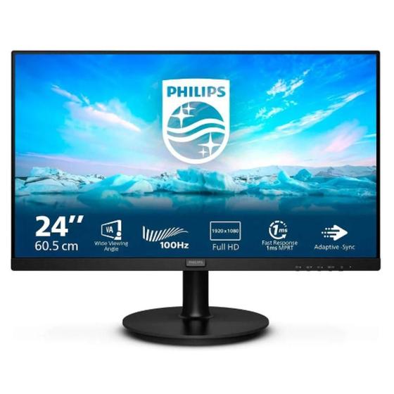 Monitor Gamer Philips 24 100Hz VGA/HDMI FHD Led Widescreen 241V8LAB ...