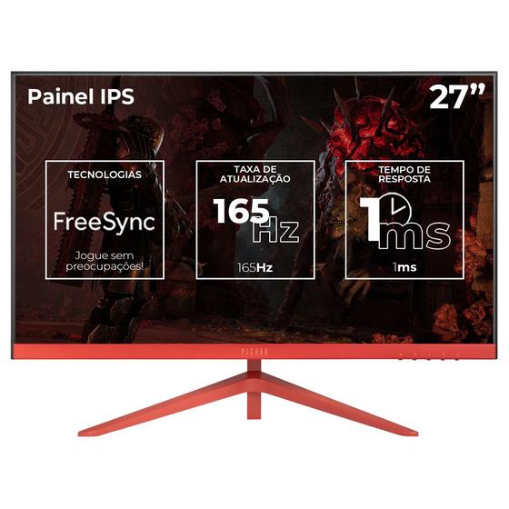 Monitor Gamer Pichau Centauri CR27R, 27 Pol, IPS, 2K, 1ms, 165Hz, FreeSync, HDMI/DP, PG-CTRR ...