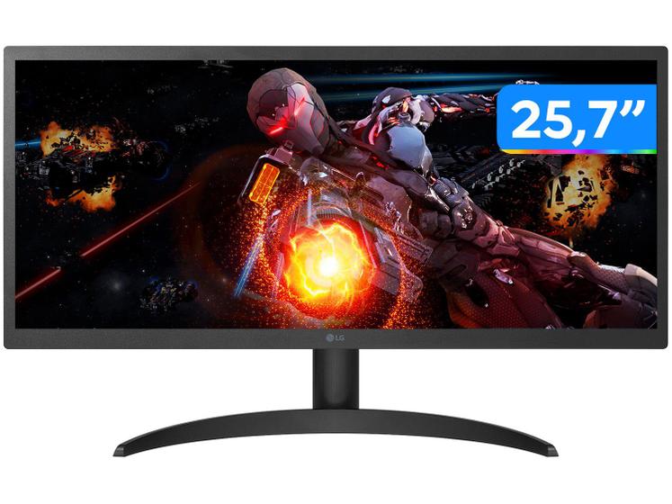 Monitor Gamer UltraWide LG 26WQ500-B 25,7” - Full HD 75Hz IPS 1ms HDMI FreeSync - Monitor para ...