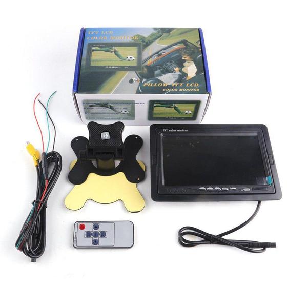 Monitor Lcd 7 Polegadas Tft Color Pillow - TFT EXPRESS - Monitor Automotivo - Magazine Luiza