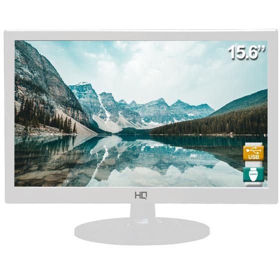 Monitor LED 15.6" HQ Widescreen 16HQ-LED HDMI Branco - Monitor para ...