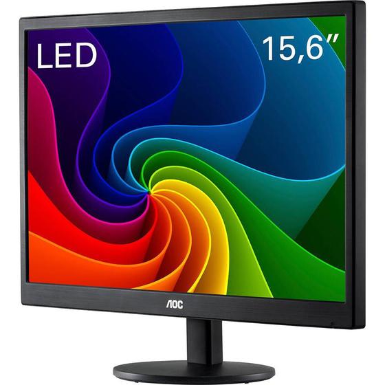 Monitor LED 15,6" AOC Widescreen E1670SWU/WM - Monitor para Computador ...
