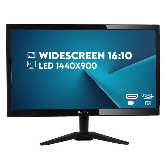 Monitor led 17.1" bpc 17bpc-kan widescreen hdmi/vga preto - BRAZILPC ...