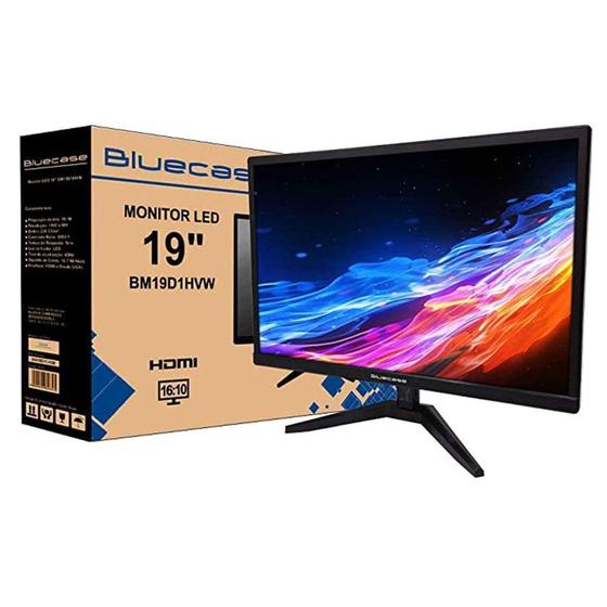 Monitor LED 19" Bluecase Widescreen 60Hz HDMI e VGA 1440 x 900 16:9 ...